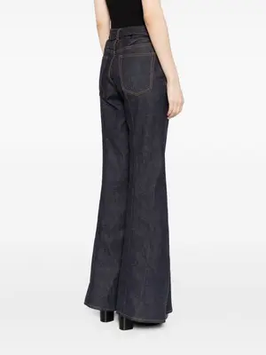 Sacai Mid-rise Flared Jeans