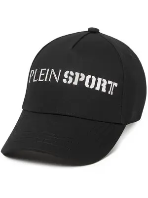 PLEIN SPORT Logo-print Baseball Cap - Black
