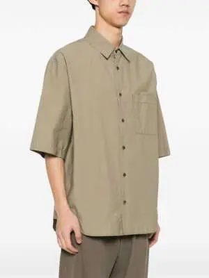 LEMAIRE Voile Shortsleeved Shirt - Green