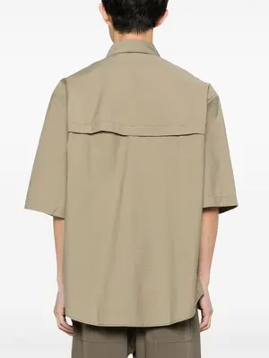 LEMAIRE Voile Shortsleeved Shirt - Green