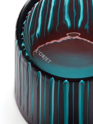 L'Objet Prism Old Fashioned Glasses - Red