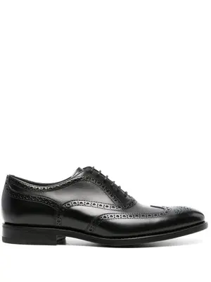 HENDERSON BARACCO Almond-toe Leather Brogues