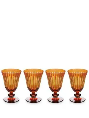 L'Objet Prism Wine Glasses - Orange
