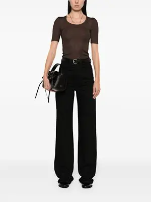 LEMAIRE Ribbed Shortsleeved Bodysuit
