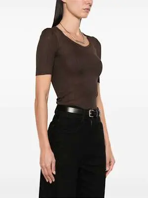 LEMAIRE Ribbed Shortsleeved Bodysuit