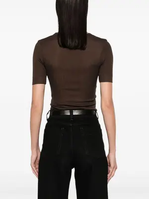 LEMAIRE Ribbed Shortsleeved Bodysuit