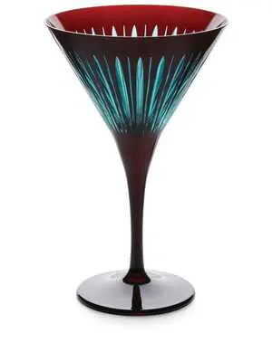 L'Objet Prism Martini Glasses - Red
