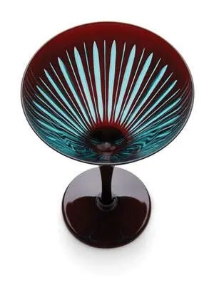 L'Objet Prism Martini Glasses - Red