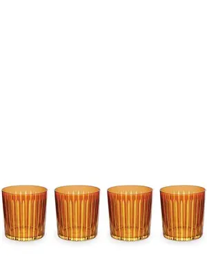 L'Objet Prism Old Fashioned Glasses - Orange
