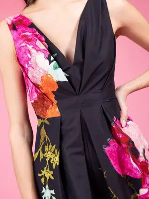 Erdem Floral-print Cotton Midi Dress