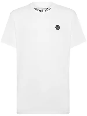 Philipp Plein Logo-appliqué Cotton T-shirt