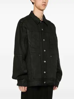 Rick Owens Worker Cotton Shirt Jacket - Black