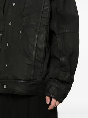 Rick Owens Worker Cotton Shirt Jacket - Black