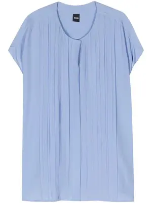 BOSS Pintuck-detail Blouse