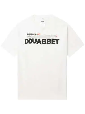DOUBLET Text-print Cotton T-shirt