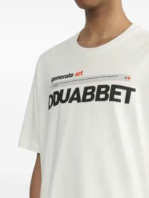 DOUBLET Text-print Cotton T-shirt