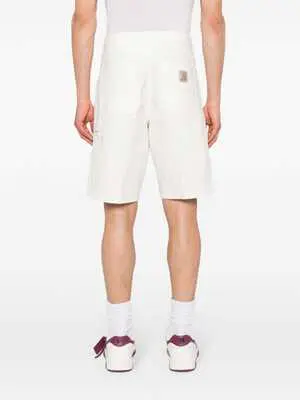 Carhartt Work In Progress Single Knee Bermuda Shorts - White