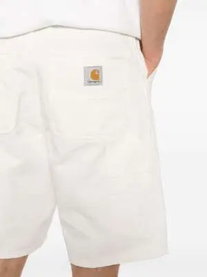 Carhartt Work In Progress Single Knee Bermuda Shorts - White