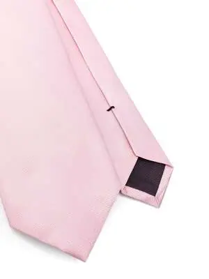 TOM FORD Striped Silk Tie - Pink