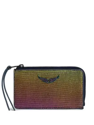Zadig&Voltaire Zv Iridescent-effect Wallet - Yellow