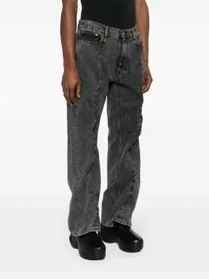 Y/project Evergreen Wire Mid-rise Straight Jeans