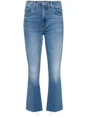 MOTHER Cropped Bootcut Jeans