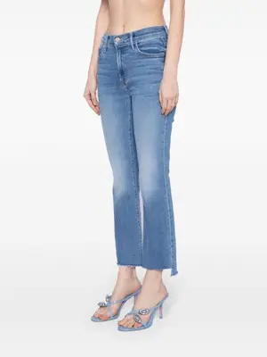 MOTHER The Insider Cropped Bootcut Jeans