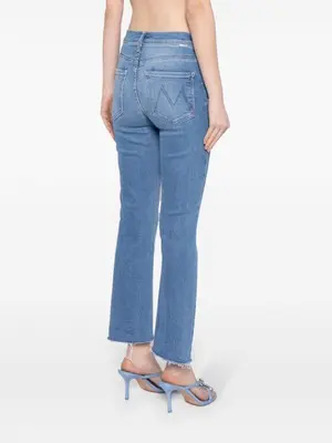 MOTHER The Insider Cropped Bootcut Jeans