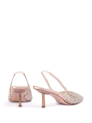 LE SILLA Gilda Crystal-embellished Pumps - Pink