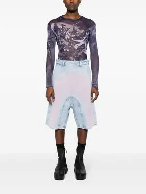 Y/project Souffle Denim Shorts