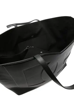 Dolce & Gabbana Dg Logo Leather Tote