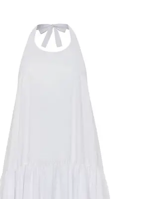 Azeeza Winston Poplin Midi Dress - White