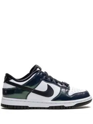Nike Dunk Low Se Just Do It Iridescent Sneakers - Black