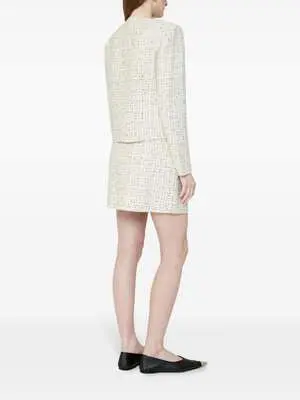 ANINE BING Mateo Tweed Miniskirt
