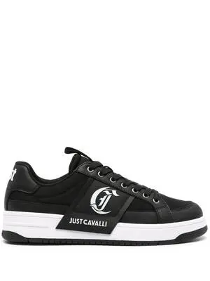 Just Cavalli Logo-embossed Panelled Sneakers