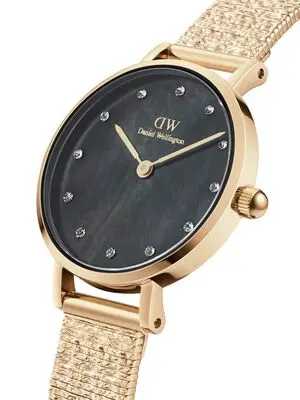 DANIEL WELLINGTON Petite Pressed Studio Lumine 28mm - Black