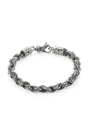 Emanuele Bicocchi Round Braid Bracelet - Silver