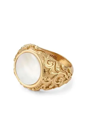 Emanuele Bicocchi Arabesque Engraved Sovereign Ring