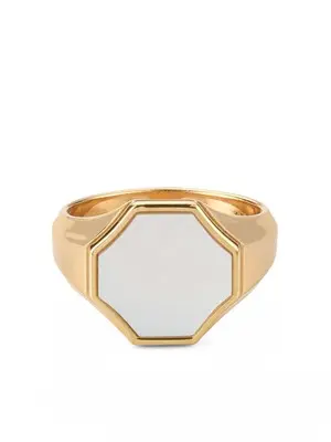 Emanuele Bicocchi Hex Signet Ring - Gold
