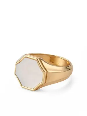 Emanuele Bicocchi Hex Signet Ring - Gold