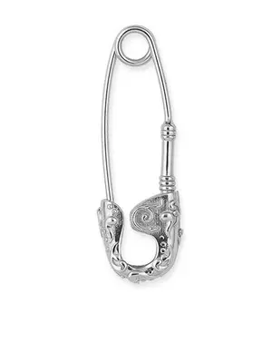 Emanuele Bicocchi Arabesque Pin Earring - Silver