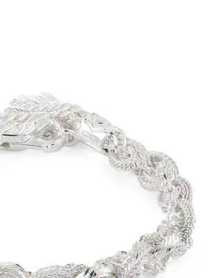 Emanuele Bicocchi Medium Braided Bracelet - Silver