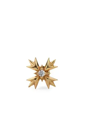 Emanuele Bicocchi Crest Crystal Earring - Gold