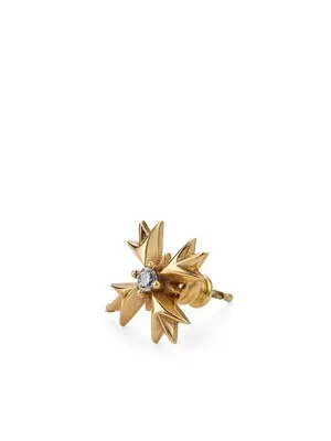 Emanuele Bicocchi Crest Crystal Earring - Gold