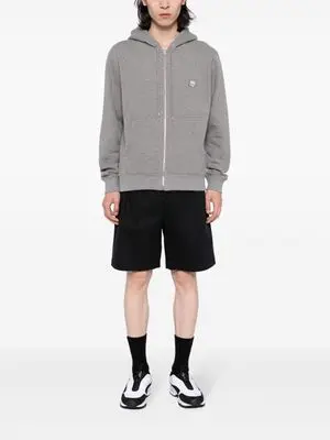 Maison Kitsuné Bold Fox Head-patch Zip-up Hoodie