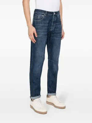 Brunello Cucinelli Solomei Embroidered Jeans