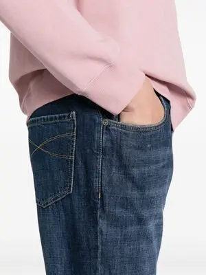 Brunello Cucinelli Solomei Embroidered Jeans