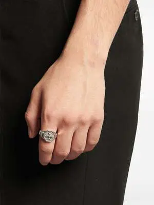 Emanuele Bicocchi Logo Crest Signet Ring