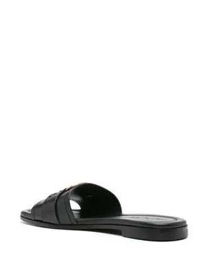 Moncler Bell Leather Slides