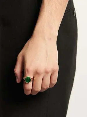 Emanuele Bicocchi Hex Signet Ring - Gold